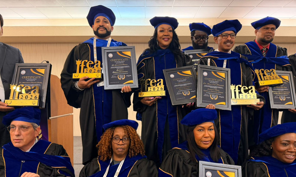 Dr. Yannick Theodore Honored With Iconic Felicitation of Exemplary ...